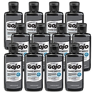 GOJO HAND MEDIC Professional Skin Conditioner, Fragrance Free, 2 fl oz Travel Size Squeeze Bottle (Pack of 12) - 8142-12
