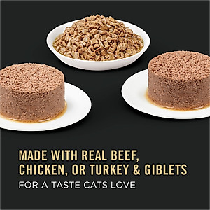 Purina Pro Plan Focus Classic Urinary Tract Health Formula Adult Wet Cat Food Variety Pack, 3 oz, Count of 12, 12 CT