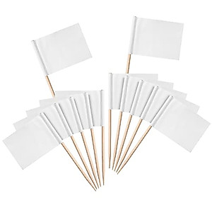 Mr. Pen- Blank Toothpick Flags, White, 100 Pcs, Cheese Markers, Cheese Labels for Charcuterie Board, Charcuterie Labels, Cheese Board Labels, Charcuterie Board Labels, Buffet Labels, Flag Toothpicks