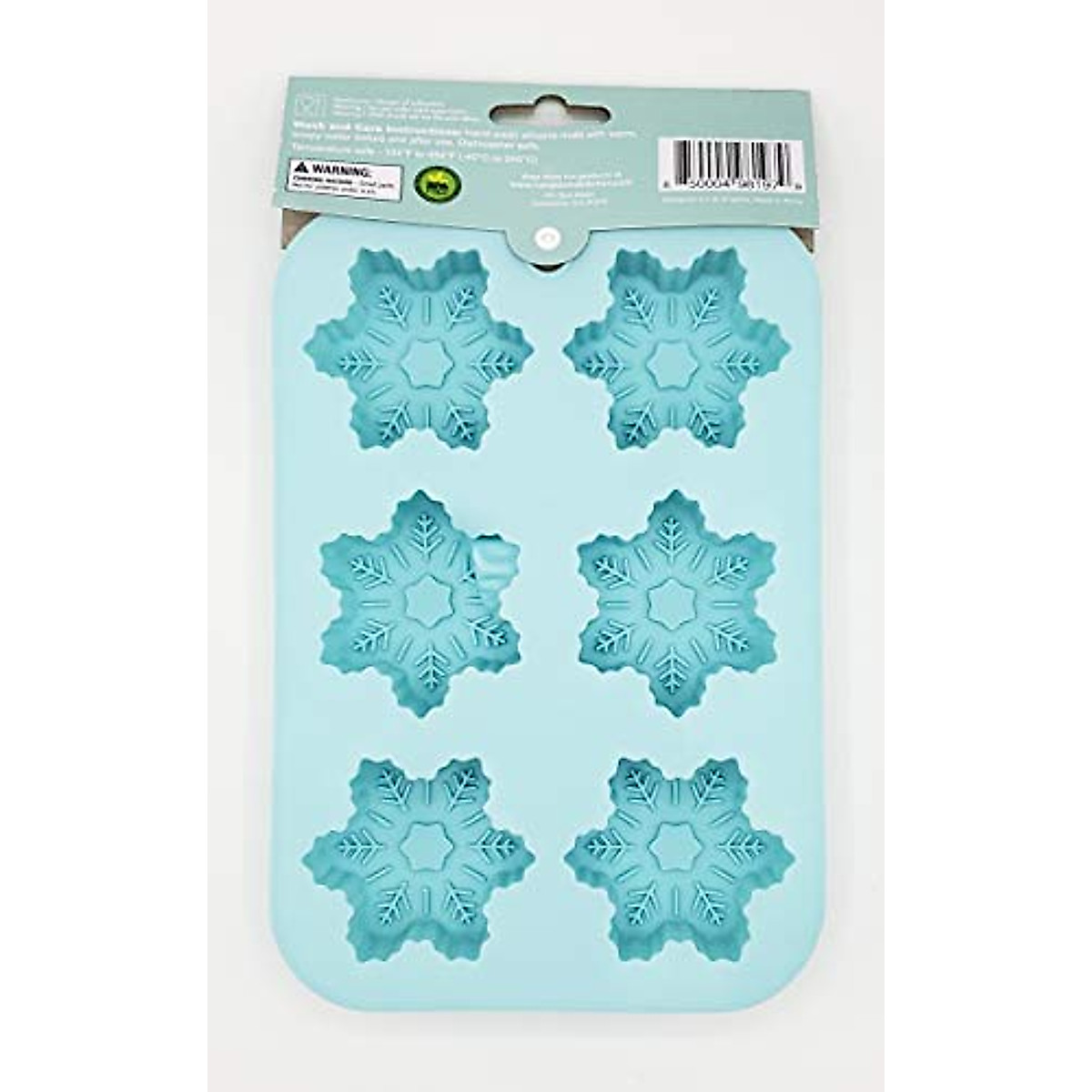 Handstand Kitchen Winter Wonderland Snowflake Shaped Cupcake Mold