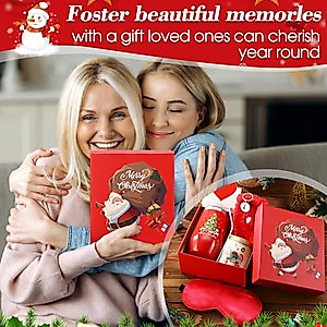 Tiangrid 7 Pieces Christmas Gifts for Women Xmas Basket Gift Boxes Coworkers Christmas Gifts Idea Thank You Gifts Scented Candles 16 oz Insulated Tumbler Gifts for Women,Mom Wife Sister Her