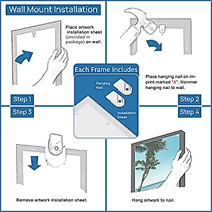 SIGNLEADER Custom Wall Art Gallery Wall Print for Living Room, Bedroom, Office, Nursery, Personalized Photo Prints with Frame, Custom Picture Gifts for Mom, Dad, Couples, Wedding, Family, Baby, Pets - 12"x16" BLACK