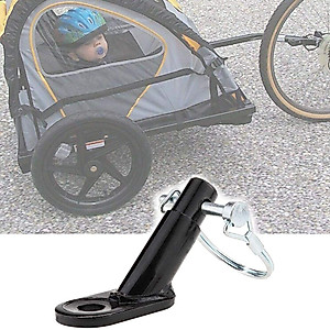 Universal Bike Trailer Coupler Bicycle Traction Head for Child Cargo and Pet Bicycle Trailers Portable Mount Adapter