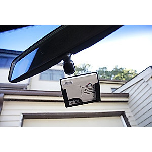 Free Thought Designs Toll Transponder Holder for Fastrak Pass in California (CA) 4 Point Mount - Black, Made in The USA