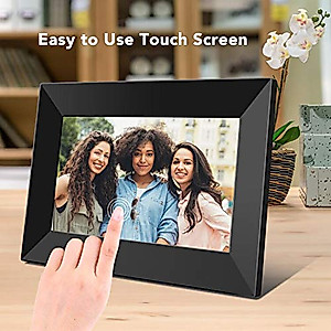 Feelcare Digital WiFi Picture Frame 8 inch, Send Photos or Videos from Anywhere, 16GB Storage,1280x800 IPS HD Display,Touchscreen for Easy Navigation