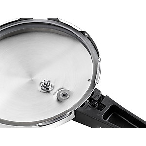 Braisogona Monix Quick Fast Pressure Cooker, Stainless Steel, Silver, 4/6 Litre