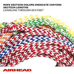 Airhead Water Ski Rope with Radius Handle, 8 Section for Water Skis, Wakeboards and Kneeboards