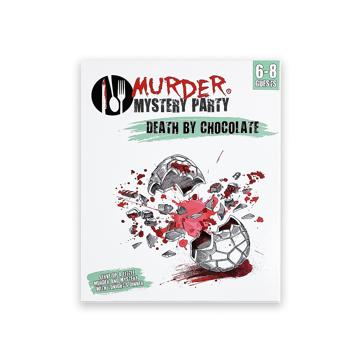 University Games 08441 Death by Chocolate Murder Mystery Dinner Party Game