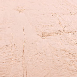 Lush Decor Baby Round Ruffle Play Mat Single 36" Diameter, Blush