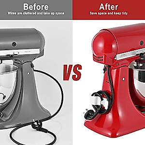 Cord Organizer for Kitchen Appliances, 2 Pack Cord Wrap Holder Cable Organizer for Small Home Appliances, Mixer, Blender, Coffee Maker, Pressure Cooker and Air Fryer