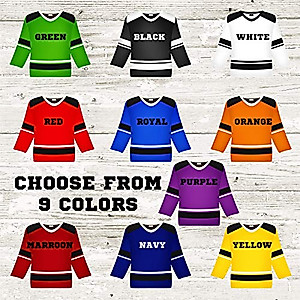 Ice Hockey Birthday Party Ticket Invitations