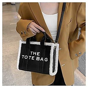 UMRFNO The Tote Bags for Women PU Leather Travel Tote Handle Crossbody Tote Bag Handbag Hobo Bag for Travel Work School Office