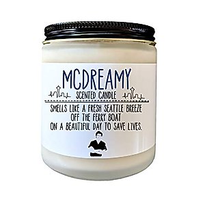 Greys Anatomy Candle McDreamy Candle Greys Anatomy TV Show Nurse Gift Doctor Gift Student Nurse