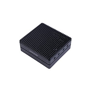 Seeed studio NVIDIA Jetson Nano Edge AI Device - reComputer J1010 Kit, Aluminium Case, Pre-Installed Jetpack System. Mini PC with 0.5 TFLOPs (FP16), Power Supply NOT Included