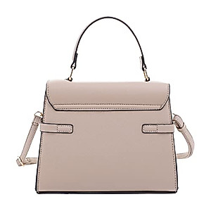 SUGU Women Classic Saffiano Top Handle Satchel Bag |TP