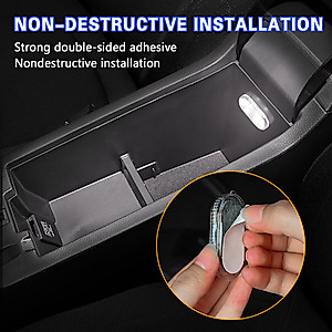 Middrivr Wireless Led Lights for Car Interior, Car Interior Led Night Light, USB Rechargeable Car Interior Lights for Car Decor, Reading Light, Bedside Light, Wardrobe Light