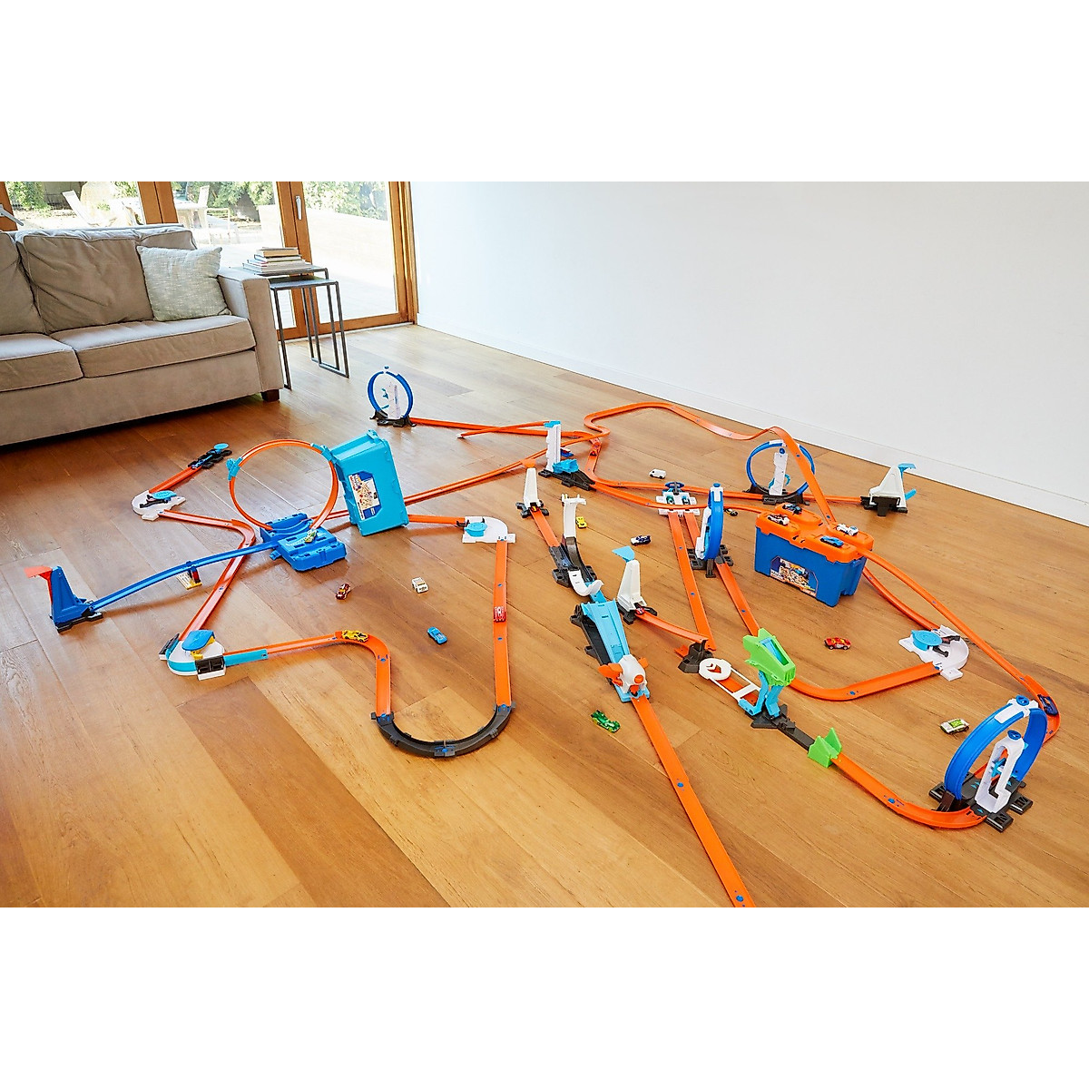 Hot Wheels Track Builder Hammer Drop Challenge