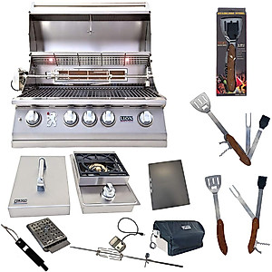 Lion Premium Grills 32-inch Natural Gas package deals (Best of Backyard) (Package Deal C)