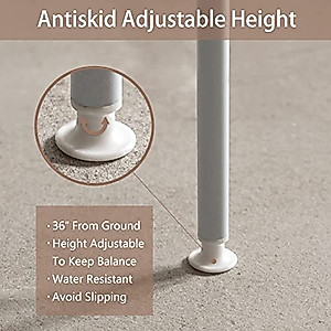 Dulce Domi 3-Shelf Bathroom Organizer Over The Toilet Storage, Bathroom Shelves Over Toilet, 27” L x 10” W x 66”H