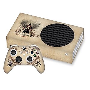 Head Case Designs Officially Licensed Assassin's Creed Arno Dorian Unity Key Art Vinyl Sticker Gaming Skin Decal Cover Compatible with Xbox Series S Console and Controller Bundle