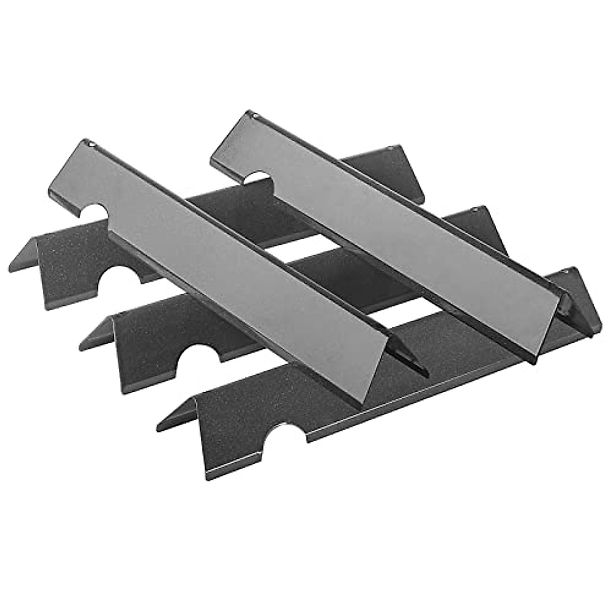 17 inch Porcelain Enameled Flavorizer Bars for Weber Genesis II E-310, II S-310, II E-330, II E-335, II S-335, II LX S/E-340 Gas Grill, Heat Plate for Genesis II/LX 300 Series Grill Parts, 66032/66795