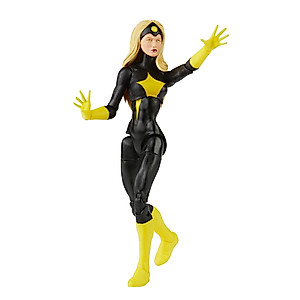 Marvel Legends Series 6-inch Darkstar Action Figure Toy, Premium Design and Articulation, Includes 2 Accessories and 1 Build-A-Figure Part