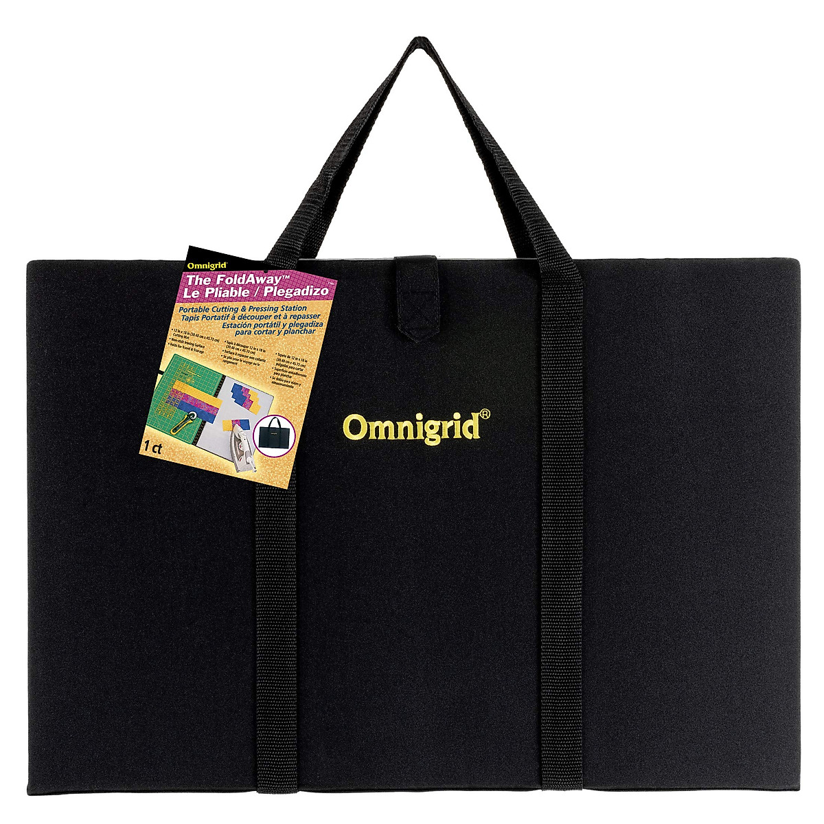 Omnigrid Fold-Away Cutting & Pressing Station, Black