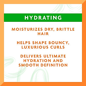 Cantu Avocado Curling Cream with Shea Butter, Mango Butter, & Coconut Oil, 12 Ounce