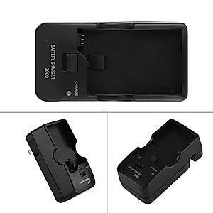 Portable Rechargeable Battery Charger Adapter AC 100-240V Power Supply for Sony PSP with Indicator Display Charging Situation, Suitable for PSP 1000 2000 3000 (US Plug)