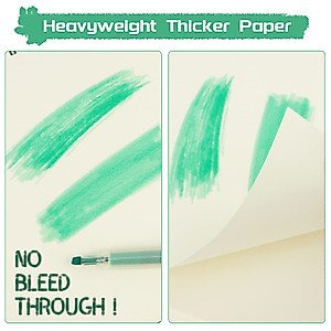 Sketch Book 5.5 X 8.5 - Spiral Sketchbook Pack of 2, SuFly 200 Sheets (68 lb/100gsm) Acid Free Sketch Pads for Drawing for Adults Spiral-Bound with Hard Cover for Kids & Adults, 100 Sheets Each