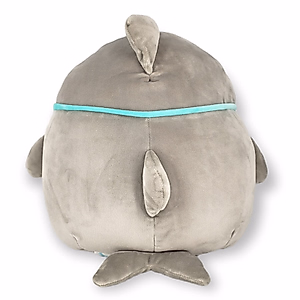 SQUISHMALLOW KellyToys - 12 Inch (30cm) - Gordon The Shark with Scuba Mask Sealife Squad - Super Soft Plush Toy Animal Pillow Pal Buddy Stuffed Animal Birthday Gift