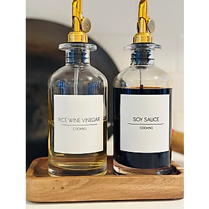 Minimalist 409-Piece Label Set: Elegant, Waterproof Stickers for organizing Global Spices, Pantry, Food Storage, Bathroom and Home Essentials Jars, Bins, and Containers