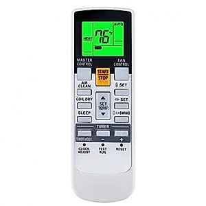 Replacement for Fujitsu Air Conditioner Remote Control for Model ASU7RLF1 ARU7RLF ASU9RLF1 ASU12RLF1 ASU9RL2 ASU12RL2 ASU9RLS ASU12RLS2 ASU9RLS2 AUU7RLF(Display in Fahrenheit)