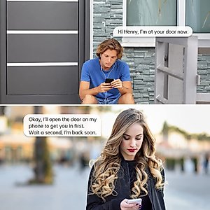 Smart Lock, SMONET WiFi Keyless Entry Door Lock Deadbolt Bluetooth Electronic Locks Touchscreen Keypad Featuring App Work with Alexa Google Home for Home Front Door Hotel
