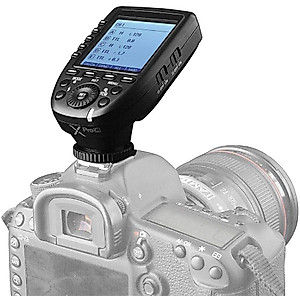 Godox Camera Flash Trigger Xpro-C for Canon Wireless Remote 2.4GHz 1/8000s HSS TTL-Convert-Manual Large Screen Design Customizable Functions