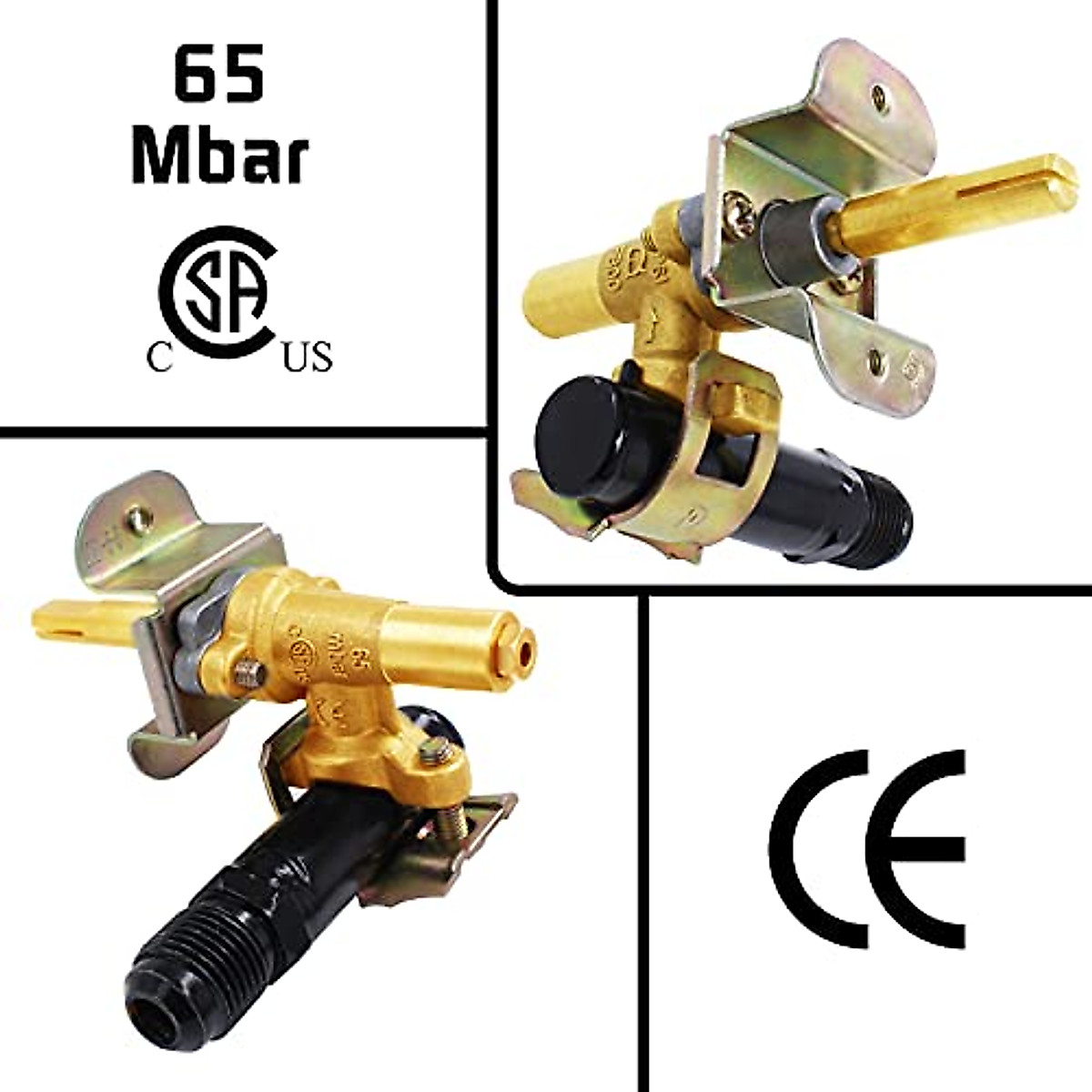 MCAMPAS 10 FT 3/8" ID Natural Gas Conversion Kits for Outland Living Portable Propane Fire Pits (780&864 NGCK for Selected Manual Ignition Firebowls)