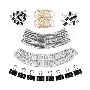 Mr. Pen- Assorted Binder Clips, Paper Clips, Rubber Bands, Paper Clips Jumbo, Paper Clips Small, Binder Clips Small, Binder Clips Medium, Binder Clips Large, Assorted Rubber Bands, Foldback Clips
