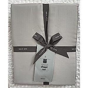 West Elm Tencel Sheet Set ~King~*Frost Gray*~