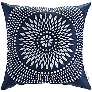 Modway Outdoor Indoor Two All Weather Patio Throw Pillows in Cartouche 2 Count (Pack of 1)