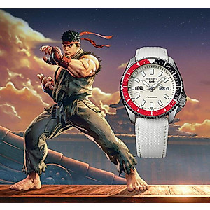 New SEIKO 5 Sports Street Fighter V Limited Edition SRPF19K1 ((RYU))