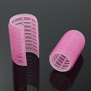 2Pcs/Set Plastic Hair Rollers Curlers Bangs Self-Adhesive Hair Volume Hair Curling Styling Tools Magic Women DIY Makeup Tools S