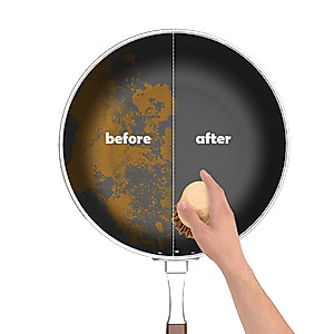 Palm Dish Brush- Bamboo Full Circle Dish Brush 3 Packs,Mini Pot Brush Natural Scrub Brush Durable Scrubber Cleaning Kit with Union Fiber and Tampico Fiber for Cleaning Pots, Pans and Vegetables