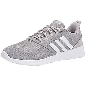 adidas Women's QT Racer 2.0 Running Shoe, Grey/White/Grey, 7.5
