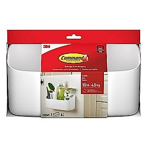 Command Large Organizing Caddy, Organize Damage-Free, Heavyweight Hanging up to 10lbs
