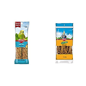 Kaytee Spray Millet and Forti-Diet Pro Health Honey Bird Treat Sticks for Parakeets