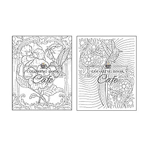 Hummingbird Coloring Book: An Adult Coloring Book Featuring Charming Hummingbirds, Beautiful Flowers and Nature Patterns for Stress Relief and Relaxation