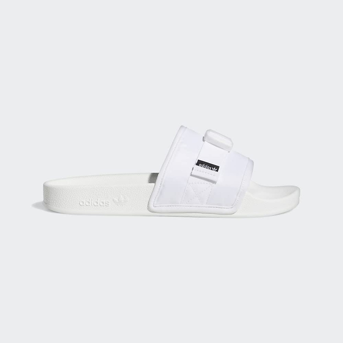 adidas Originals adilette White/White/Black 8 B (M)