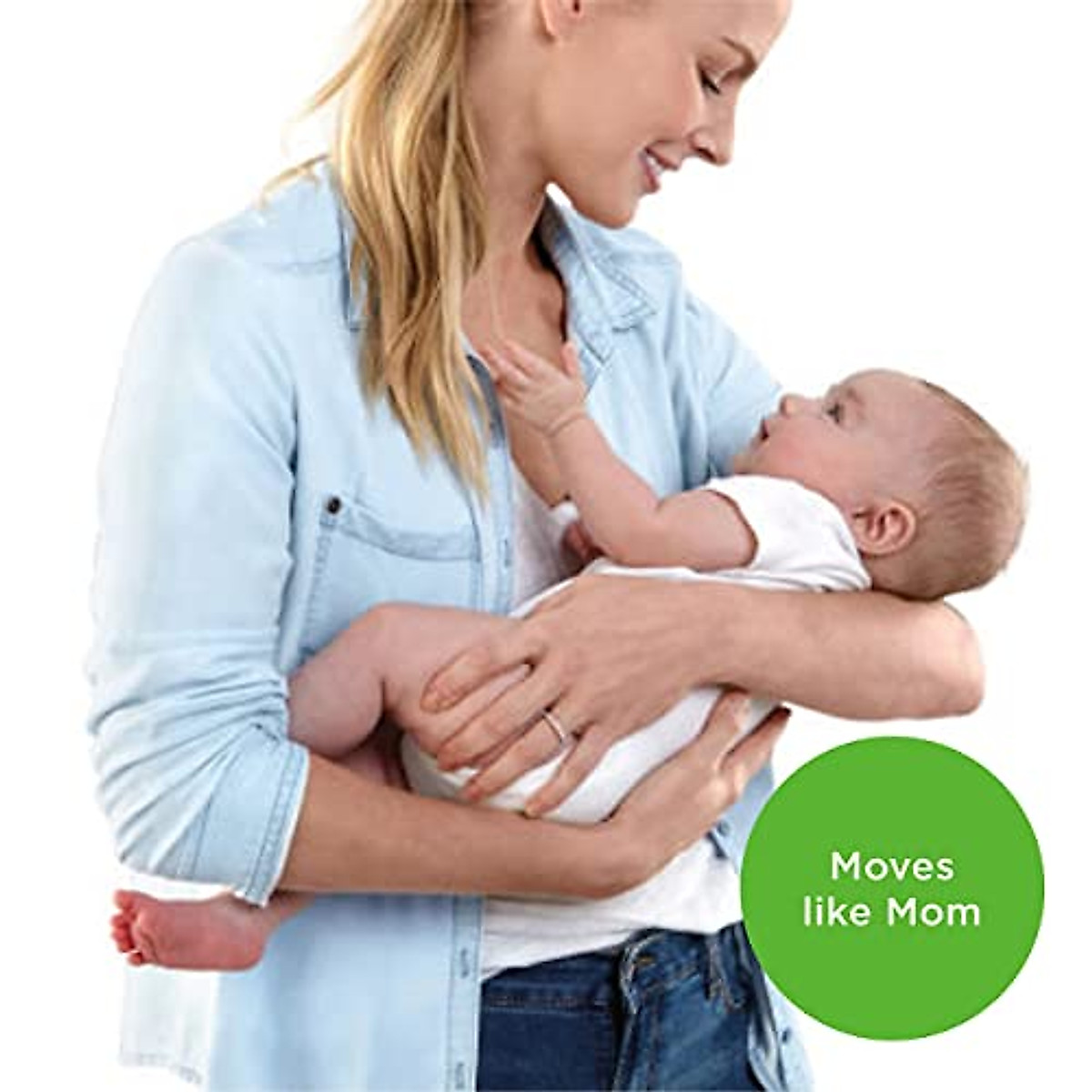 Ingenuity SmartBounce Automatic Baby Bouncer Seat with White Noise, Music, -Toy Bar & 2 Plush Infant Toys, 0-6 Months Up to 20 lbs (Braden)