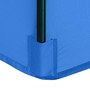 MASTERCANOPY Patio Umbrella 9 ft Replacement Canopy for 8 Ribs-Sky Blue