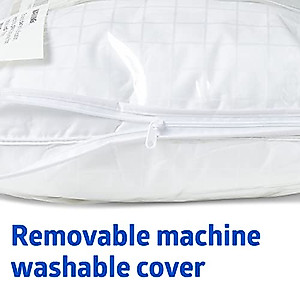 Medline Hypoallergenic Pillow, Luxurious Synthetic Fiber, 26” x 20”